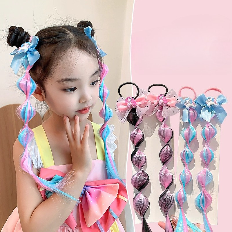 My Little Pony Wig Braid Hair Tie Children's Bubble Braid Hair Tie ...