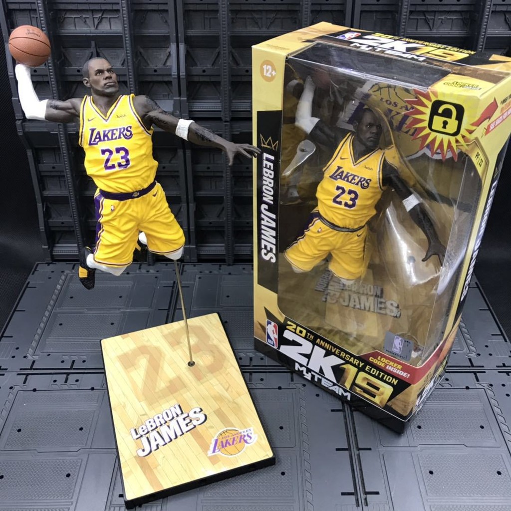 NBA McFarlane Michael Jordan 1998 Last Shot Figure Basketball Hoop ...