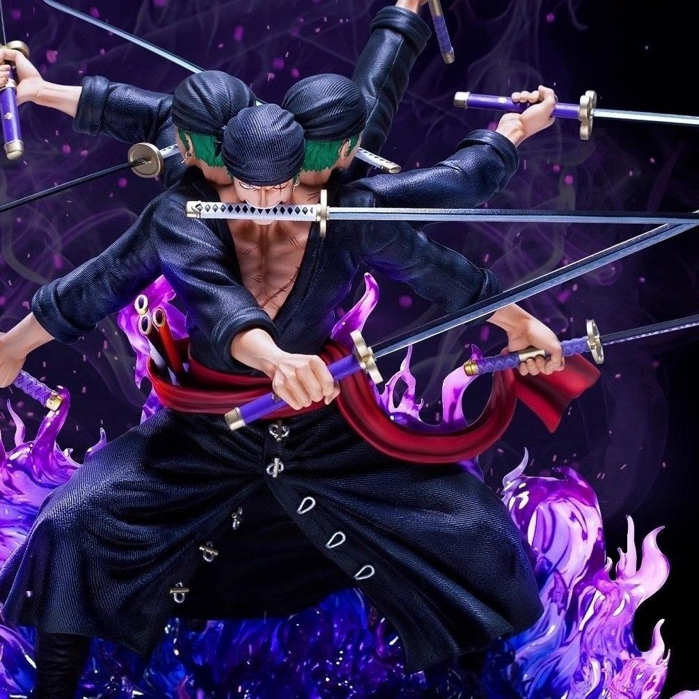 One Piece Ghost Island Asura Three Heads and Six Arms Nine-Knife Flow ...