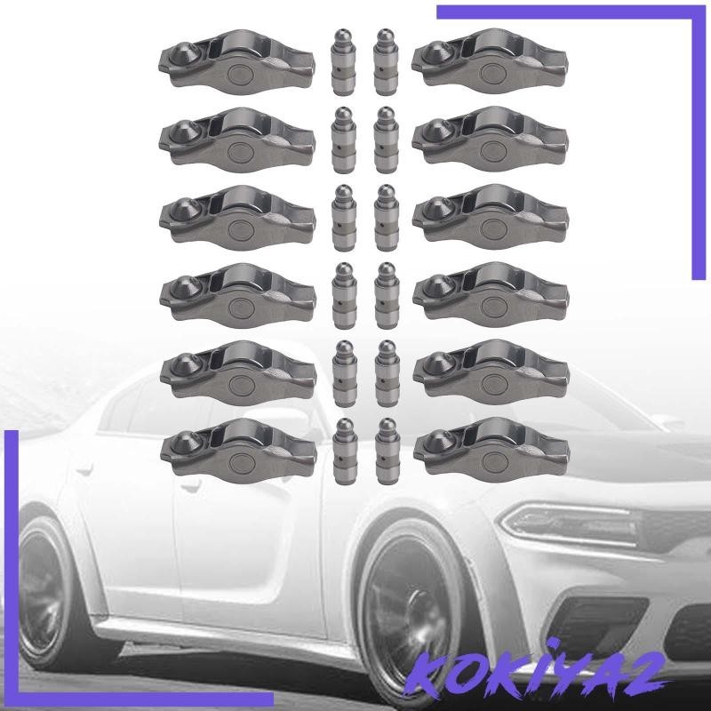 [Kokiya2] 12 Pieces Rocker Arm and Lifter Kit 5184332AA 5184296AH Iron ...