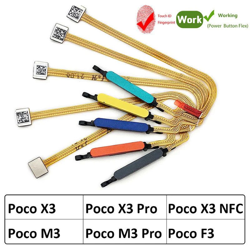 New For Xiaomi Poco M3 Pro / Poco F3 / Poco X3 Pro Home Button ...