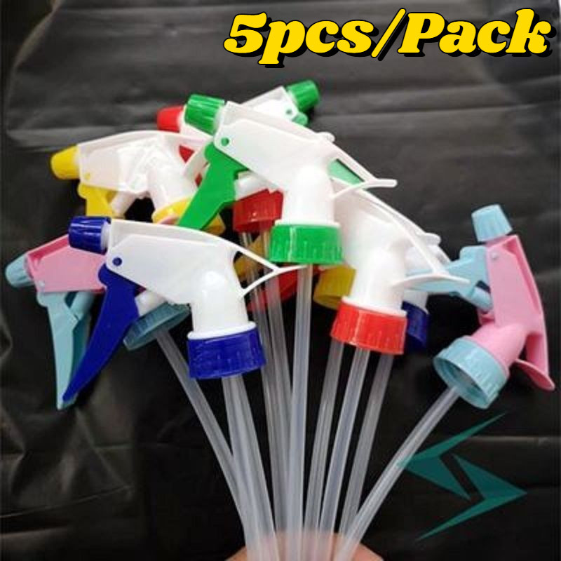 5pcs Universal Spray Bottle Replacement Nozzle, Mist & Stream Trigger ...