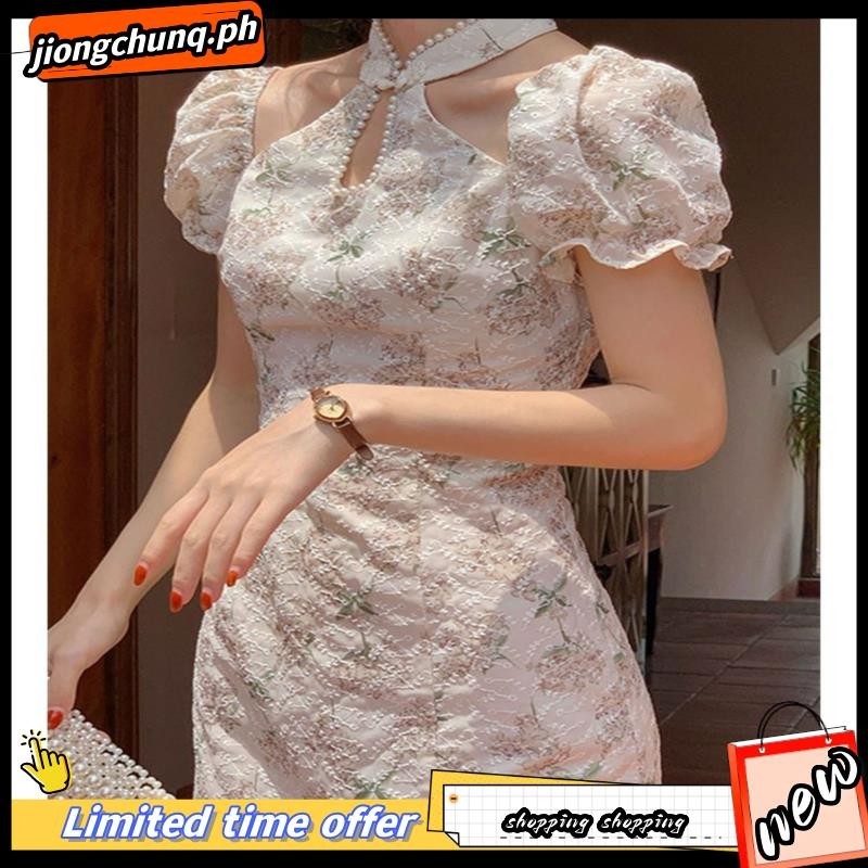 white dress formal modern filipiniana dress fairi dress summer lace ...