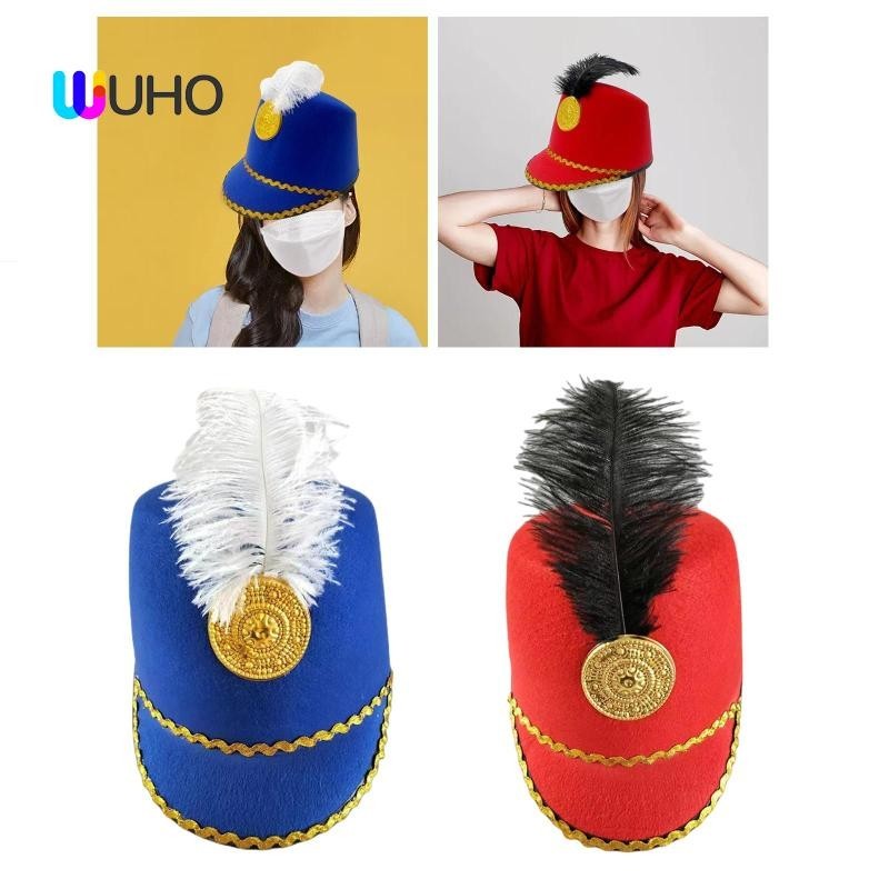 [WUHO] Marching Band Hat Hat Uniform Hat Drum Major Hat Band Major Hat ...