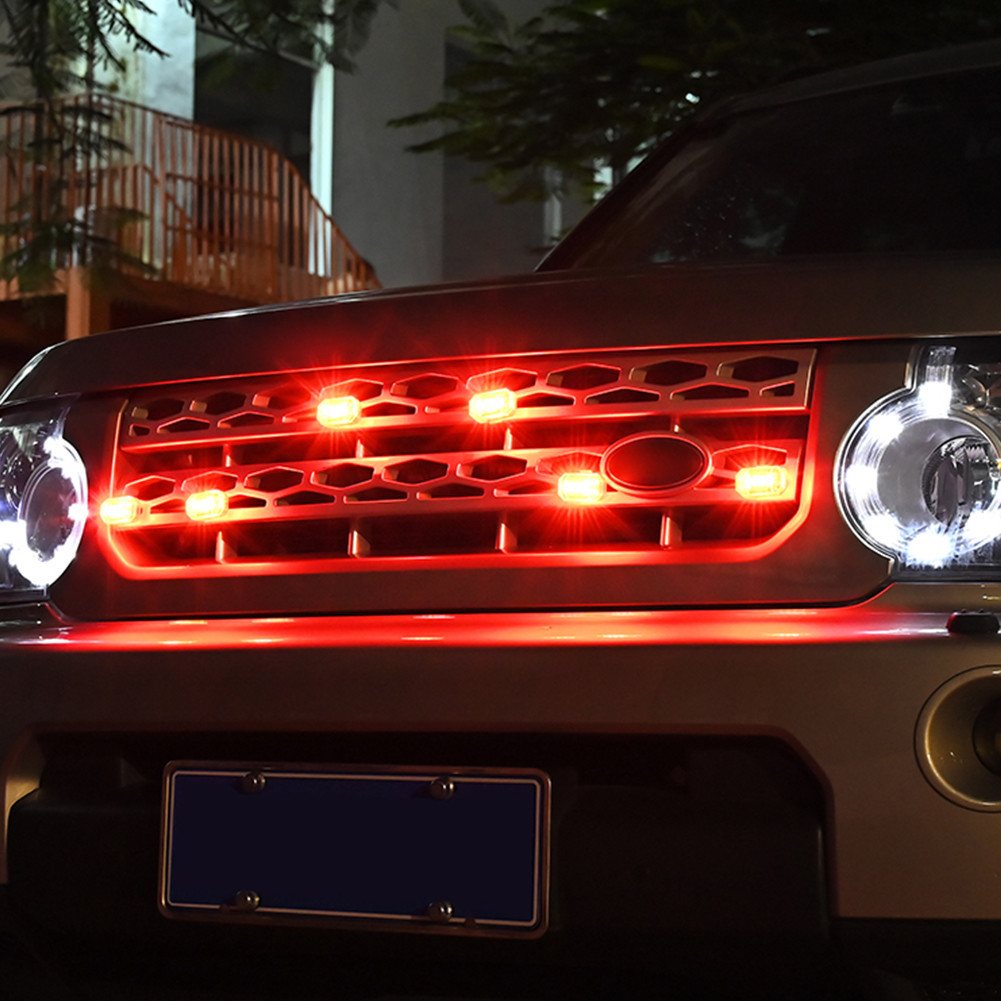 Wireless LED Strobe Light Remote Control 8 Color Anti-collision Warning ...