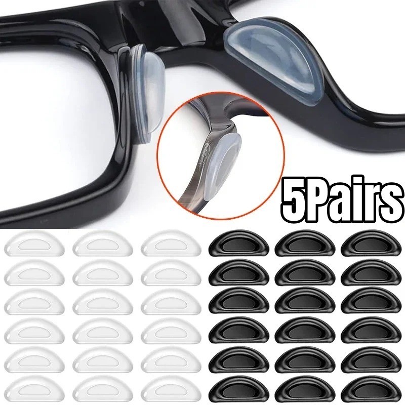 5Pairs Self-adhesive Glasses Nose Pads - Anti-slip Eyeglasses Nose ...