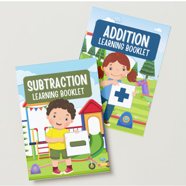 Children's Books Booklets for Kindergarten with Tracing, Coloring, and ...