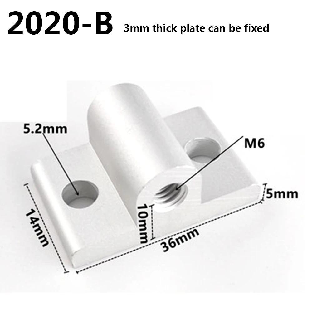 1 Caster Wheel Connector Plated Fixed Extruded Corner Code Panel Spacer ...