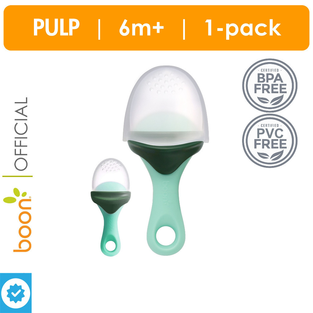boon Pulp Silicone Feeder Mint & Dark Green BPA-Free 1 Pack | Shopee ...