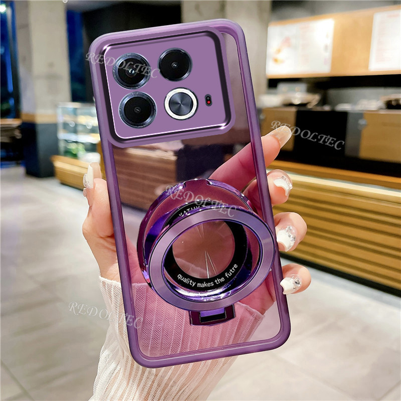 Case Infinix Note 40 5G 2024 New Design Magnetic Stand Holder ...