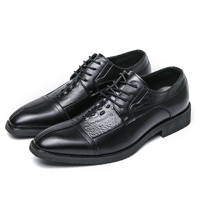 Mens Dress Shoes Oxford Style Formal Classic Lace Up Business Casual ...