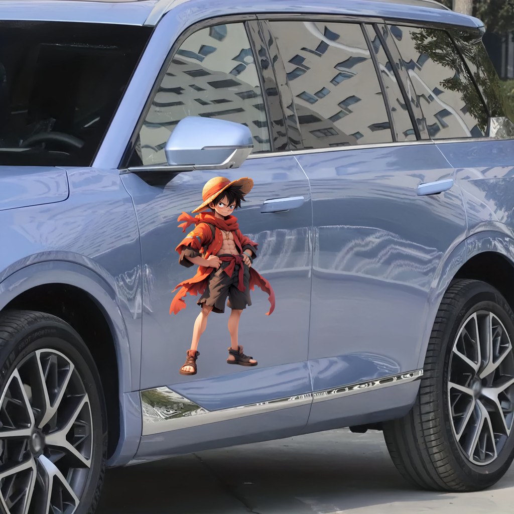 Personalized One Piece Luffy Anime Cartoon Decorative Stickers - Car ...
