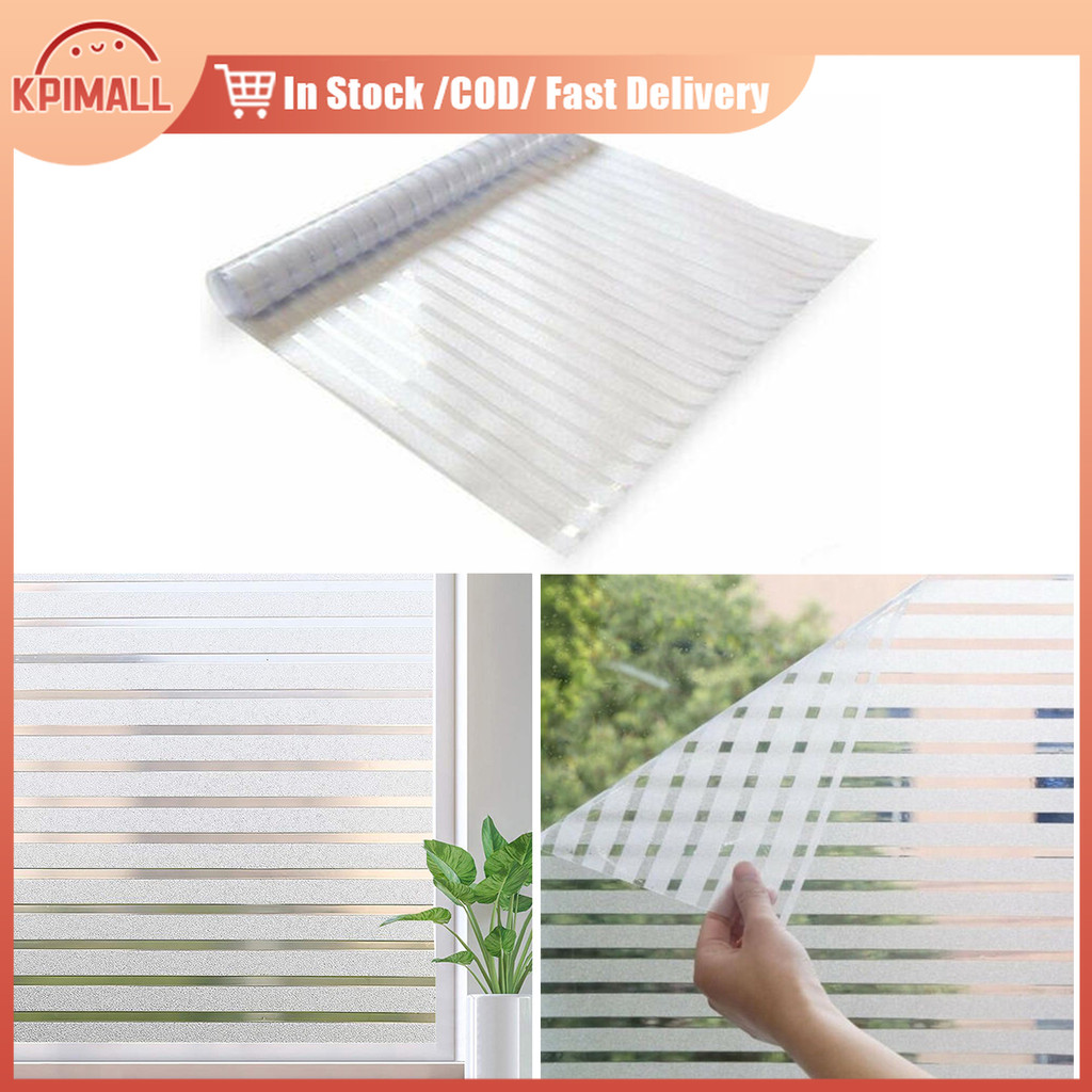 1/2M Frosted Sticker for Glass Stripe Frosted Self-Adhesive Glass Film ...