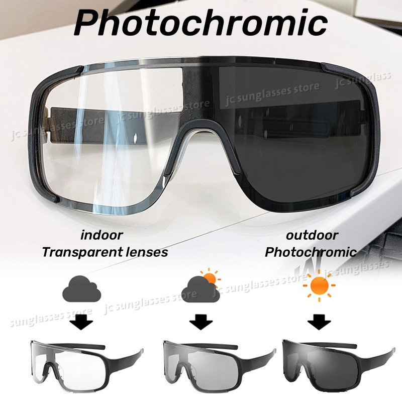 Photochromic Glasses Cycling Sunglasses for men Women Outdoor Sports Running MTB Biking Eyewear ...