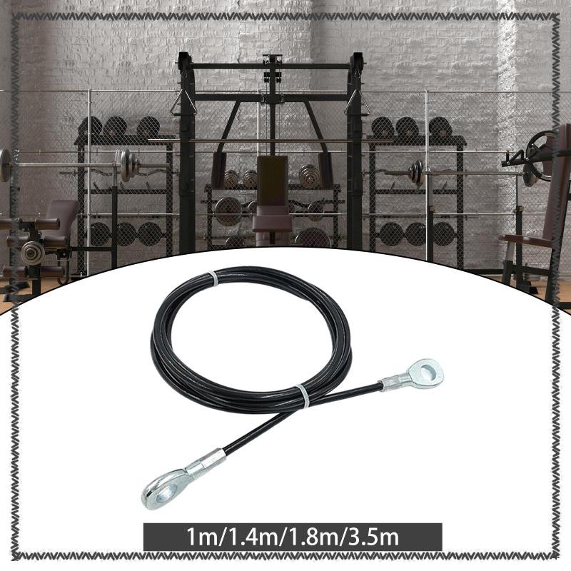 [MCA] Home Gym Cable, Fitness Extension Cable, 5mm Steel Wire Rope ...