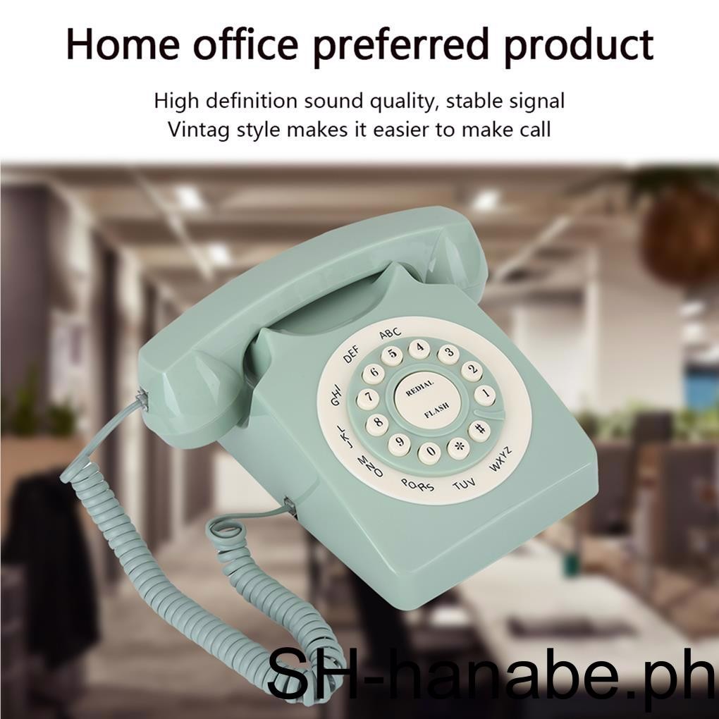 Wired Phones Upgraded Structure Desktop High Landline Telephone Dial ...