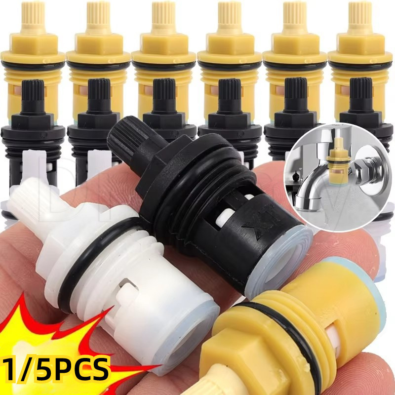 1-5Pcs Universal Faucet Valve Core - Faucet Replacement Valves - Manual ...