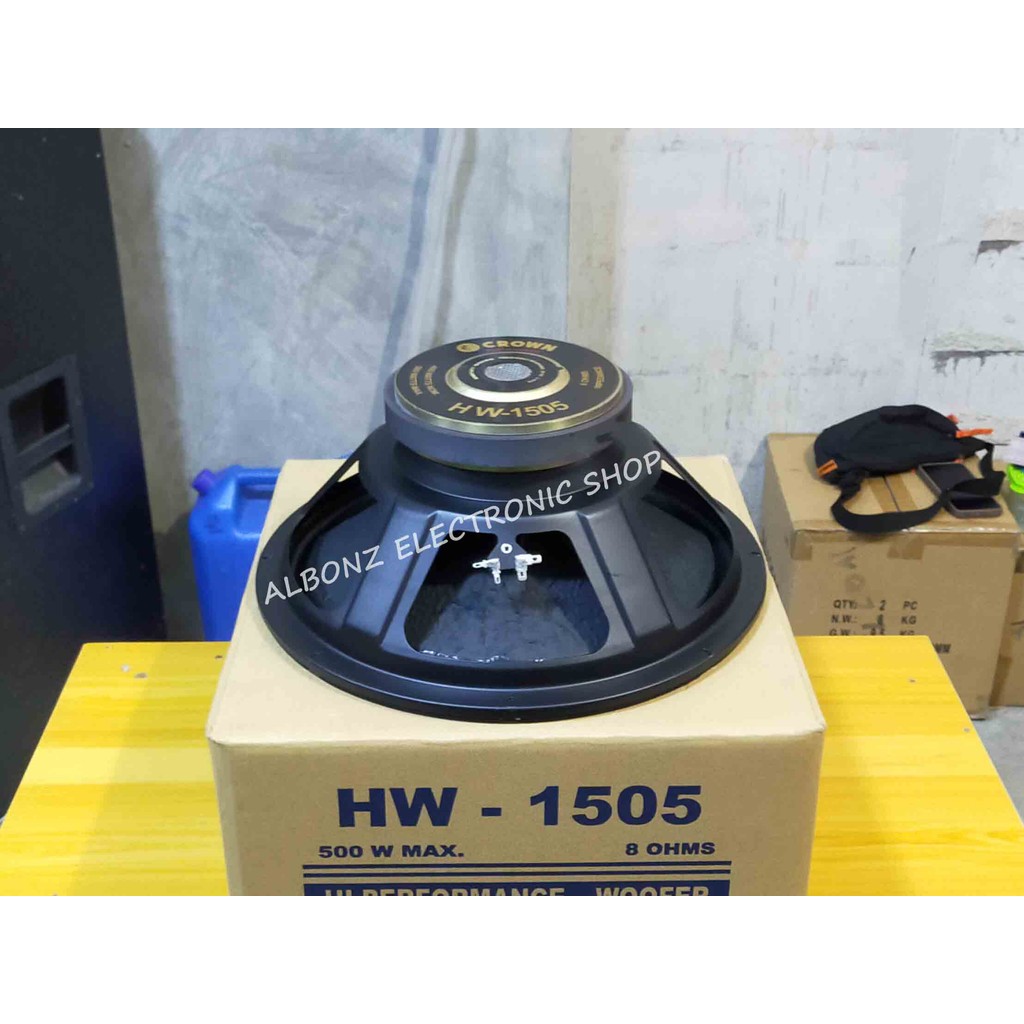 Crown HW-1505 Woofer Speaker 500Watts | Shopee Philippines