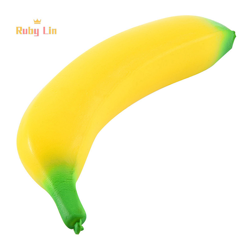Ruby Lin Anti-stress Squishy Slow Rising Jumbo Squishy Banana Toys ...