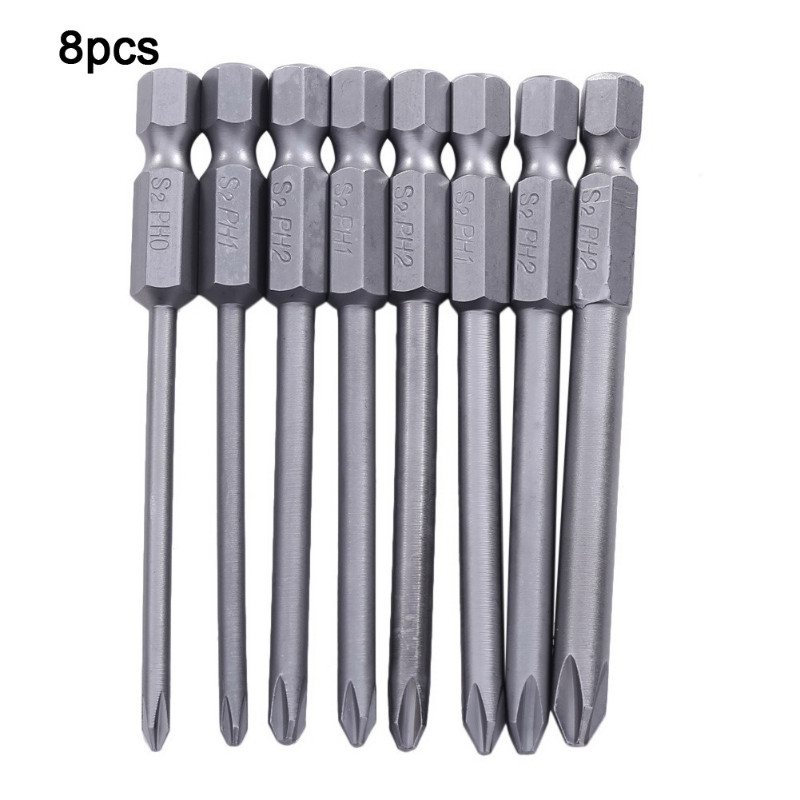 50pcs 75mm Extra Long Reach Bit Set Rotating Power Tools, 50pcs Steel ...