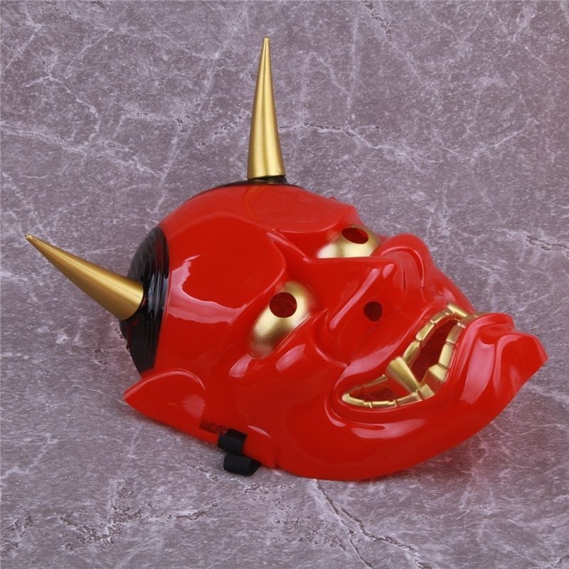 Noh Tengu Mask Prajna Dance Adult Samurai White Ghost Academy ...