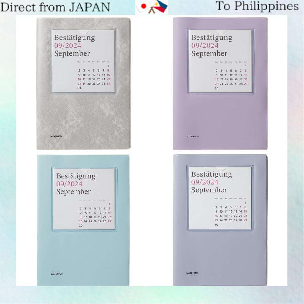 Laconic Notebook 2025 B6 Weekly Calendar Mint LIS85-240MT (Starting ...