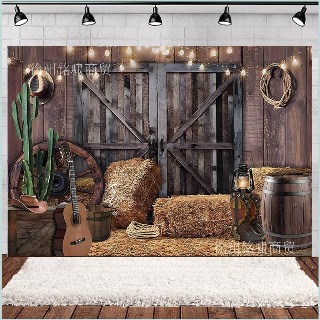 LJ West Cowboy Barn doors Theme decoration Celebrate Party Photo ...
