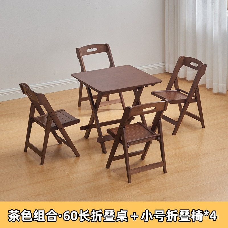 Foldable Table Dining Table Rental Room Small Apartment Simple Square ...