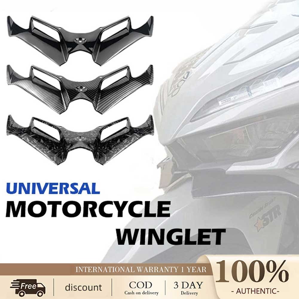 Motorcycle Winglet Aerodynamic Wing Kit Spoiler Motor Accessories For ...