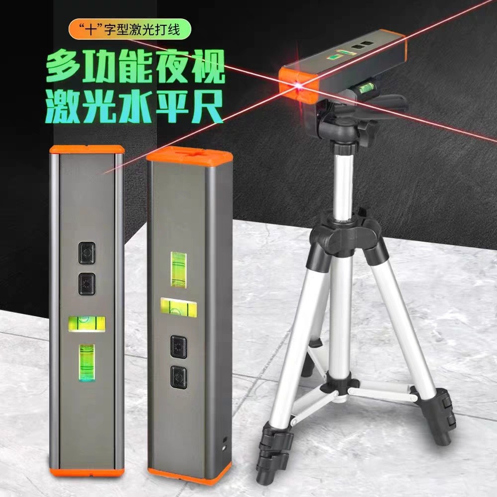 Red Light Level Meter Cross Line Decoration Line Punch 90 Degree Right ...