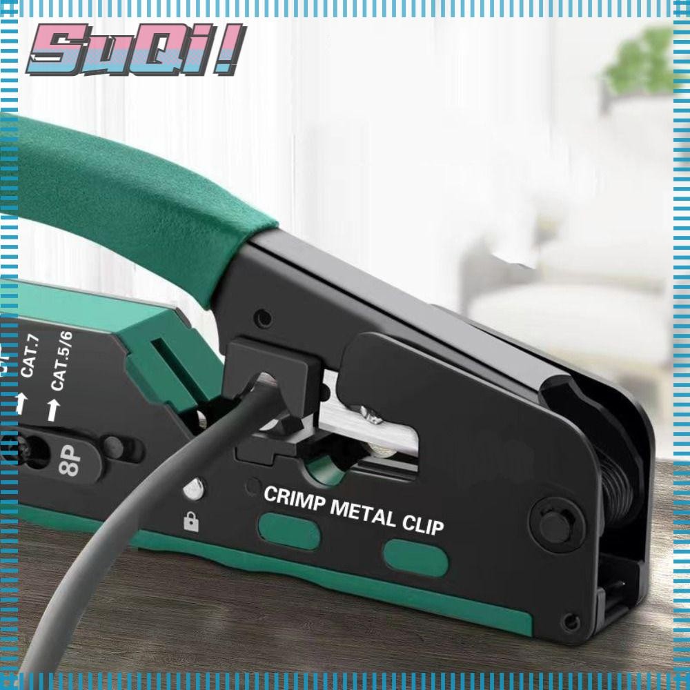 HI-SUQI Pliers, Ethernet Metal Cable Connector, Pressing Clamp Tongs ...