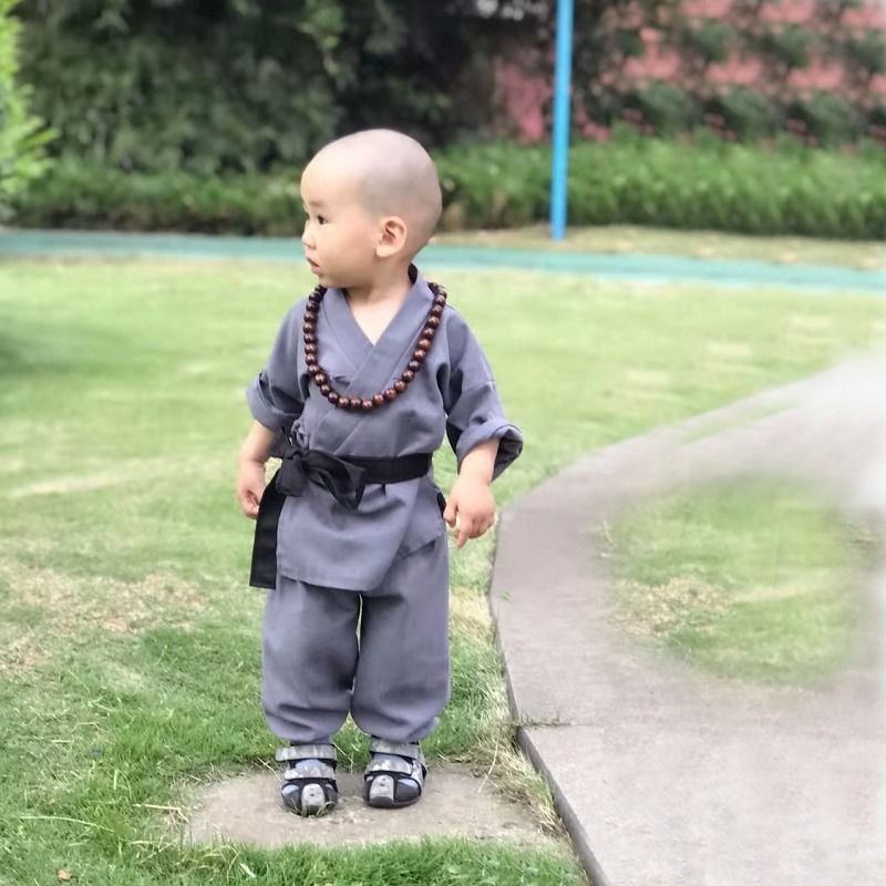 Little Monk Clothes Children Baby Photo Boys Chinese School Clothes ...