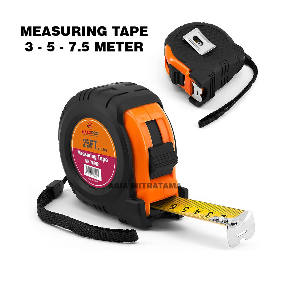 MORE Meter 5 Meters Best Stainless Steel 3m 7,5m Roll Builders | Shopee ...
