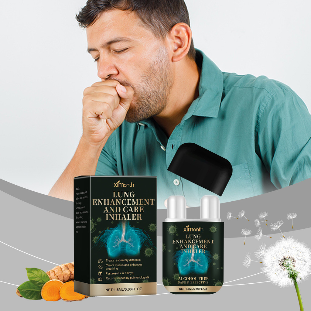 Lung Enhancement and Care Inhaler,Treats Respiratory Diseases,Clears ...