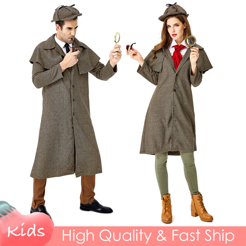 Sherlock Holmes The Great Detective Cosplay Costume Suit For Woman ...