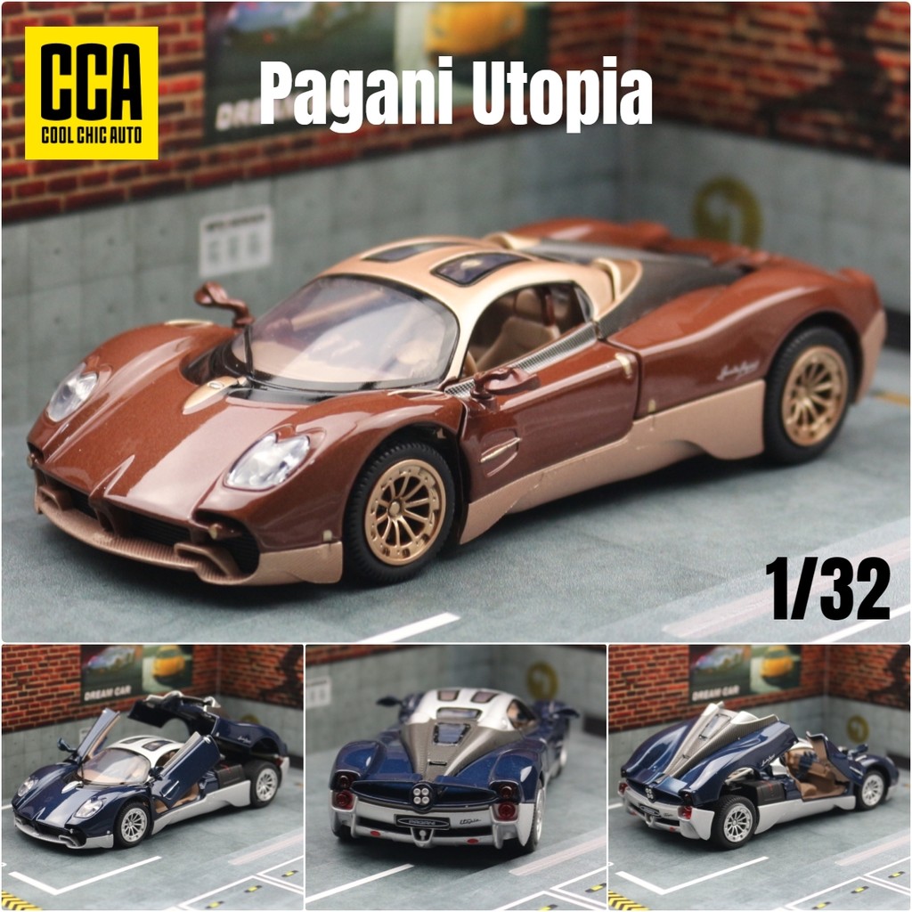 CCA 1:32 Pagani Utopia Toy Car Model Diecast Metal Miniature Super ...