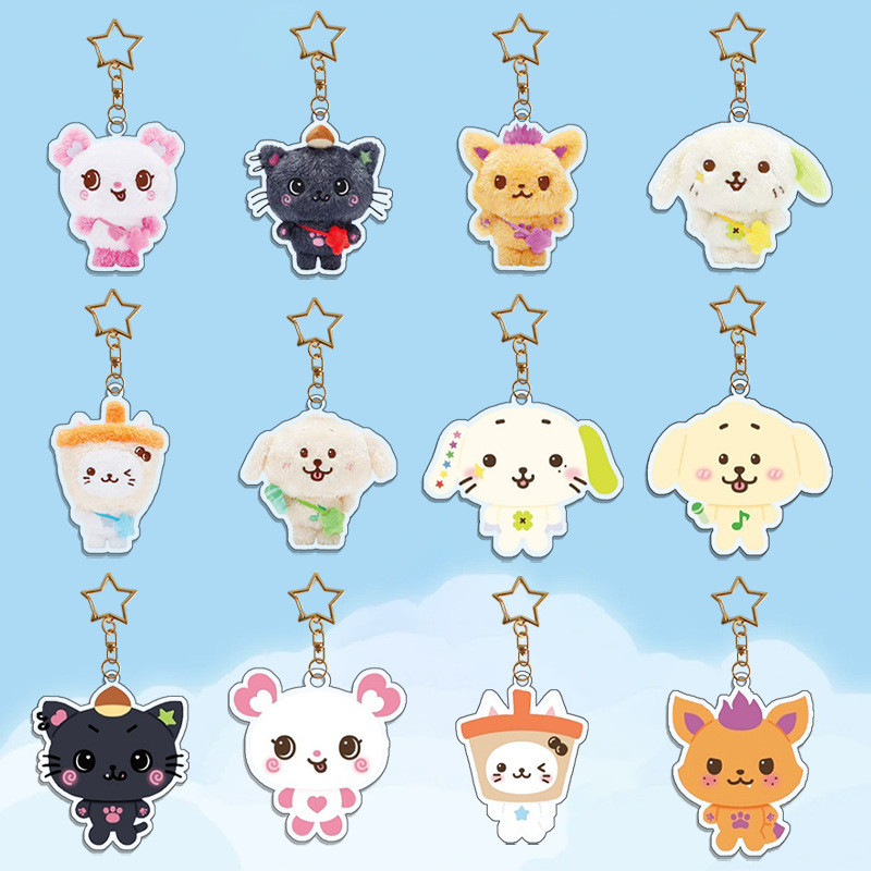 Kpop idol NCT WISH keyring Cute Cartoon Acrylic Keychains | Shopee ...