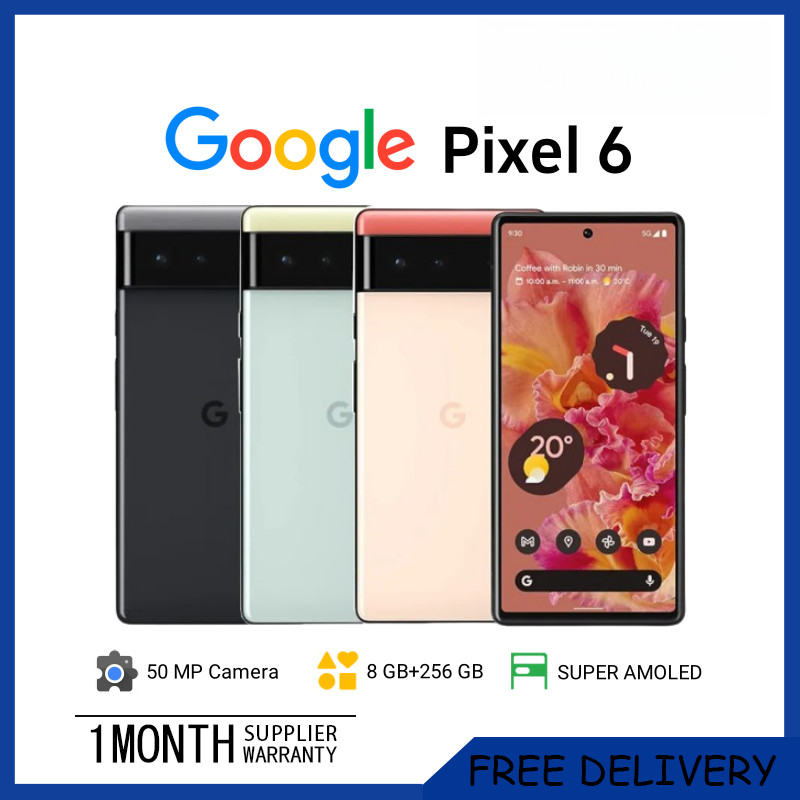 Google Pixel 6 5G|8GB+128GB ROM|| 50MP Wide Camera smartphone | Shopee ...