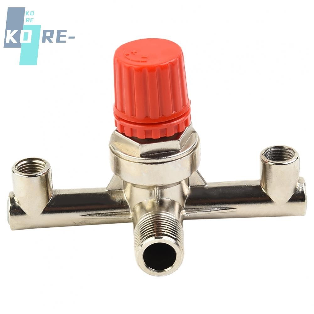 1 Pcs Double Outlet Tube Air Compressor Switch Pressure Regulator Valve ...