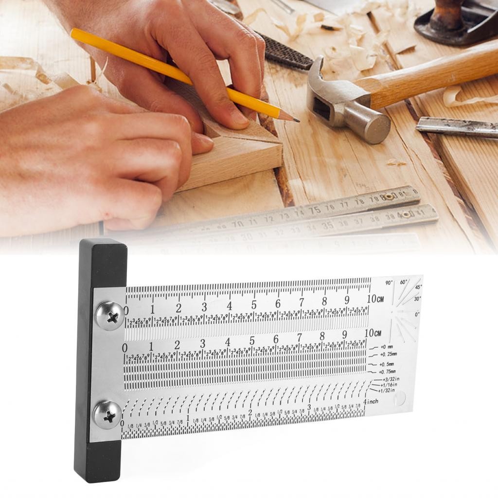 Supergoodsales Woodworking Layout Scriber Versatile Use T Square ...