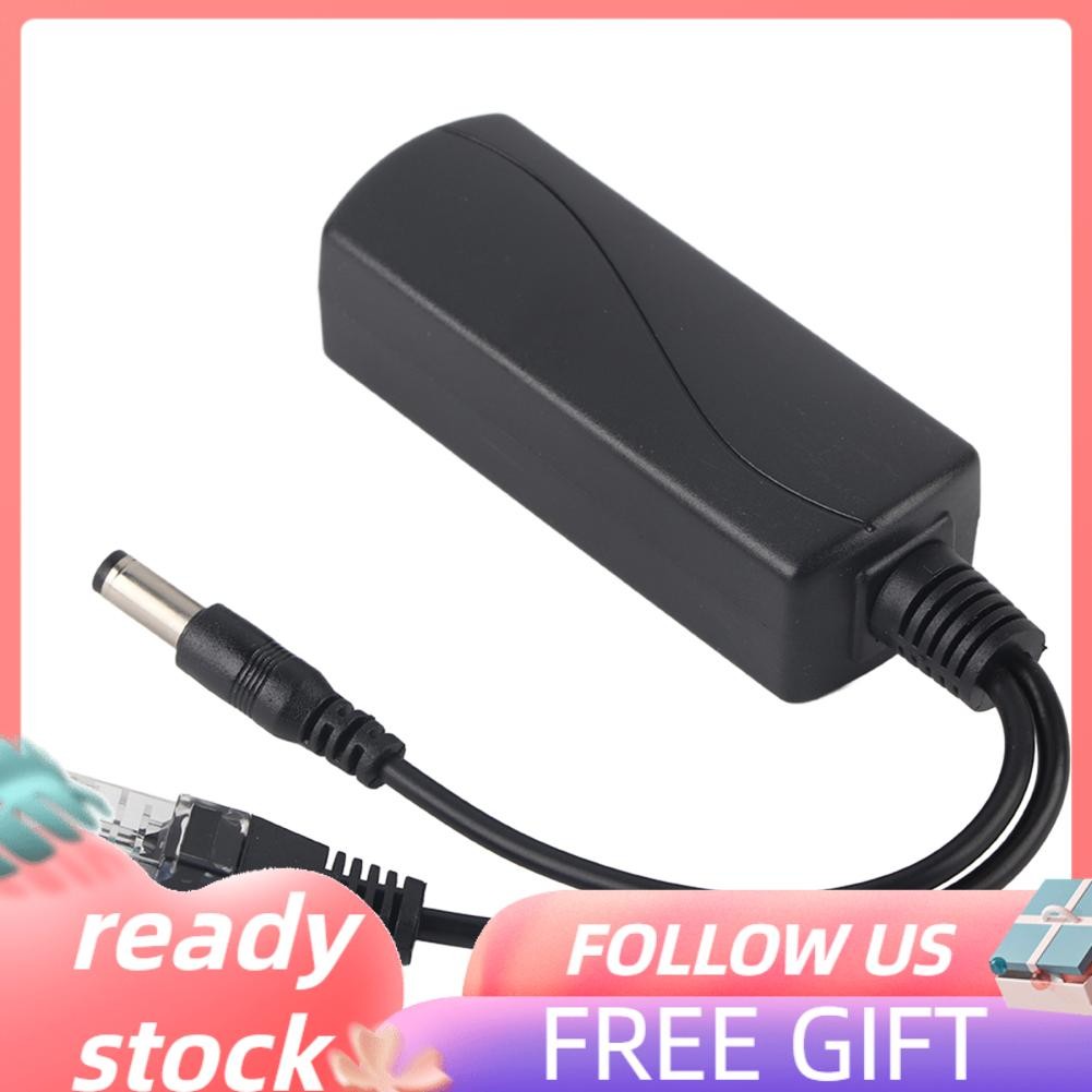 Hanhan1 48V to 12V POE Connectors Adapter Cable Splitter Injector AP ...