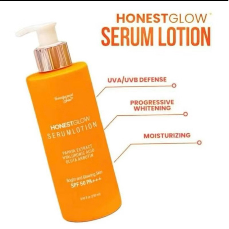 HONEST GLOW SERUM LOTION 250ml | Shopee Philippines