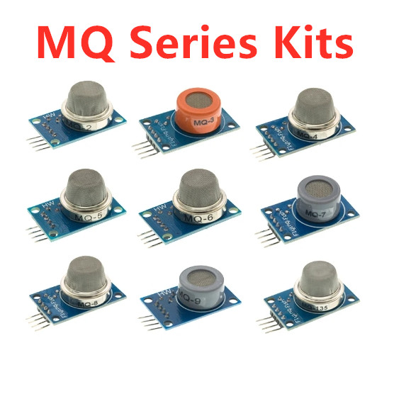 MQ-2 MQ-3 MQ-4 MQ-5 MQ-6 MQ-7 MQ-8 MQ-9 MQ-135 Detection Smoke methane liquefied Gas Sensor ...