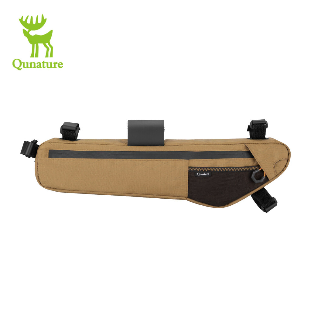 Qunature Bicycle Down Tube Bag Waterproof Wear-resistant Nylon Large ...