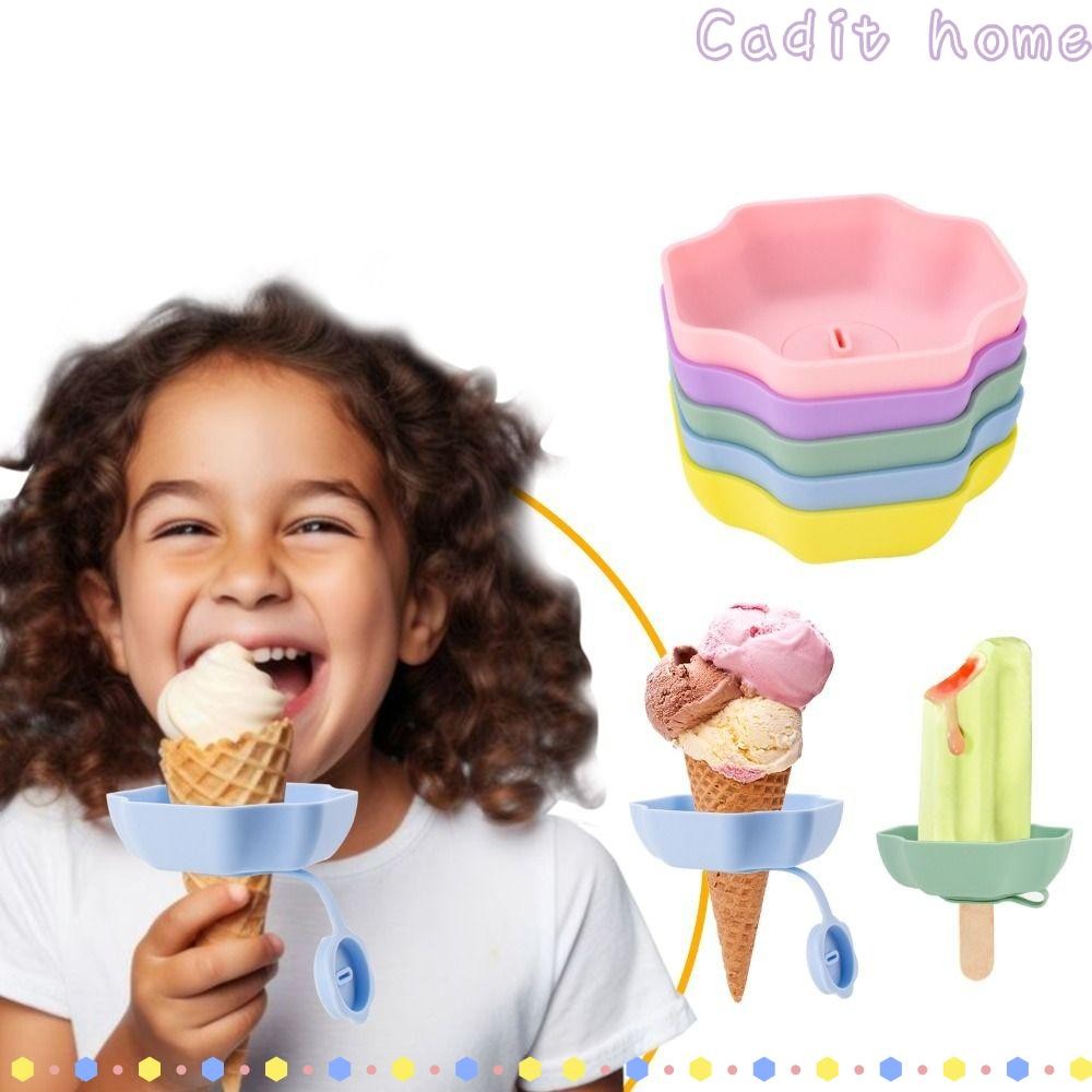 CADIT Drip-Proof Popsicle Rack, Reusable Multi Color Ice Cream Stand ...