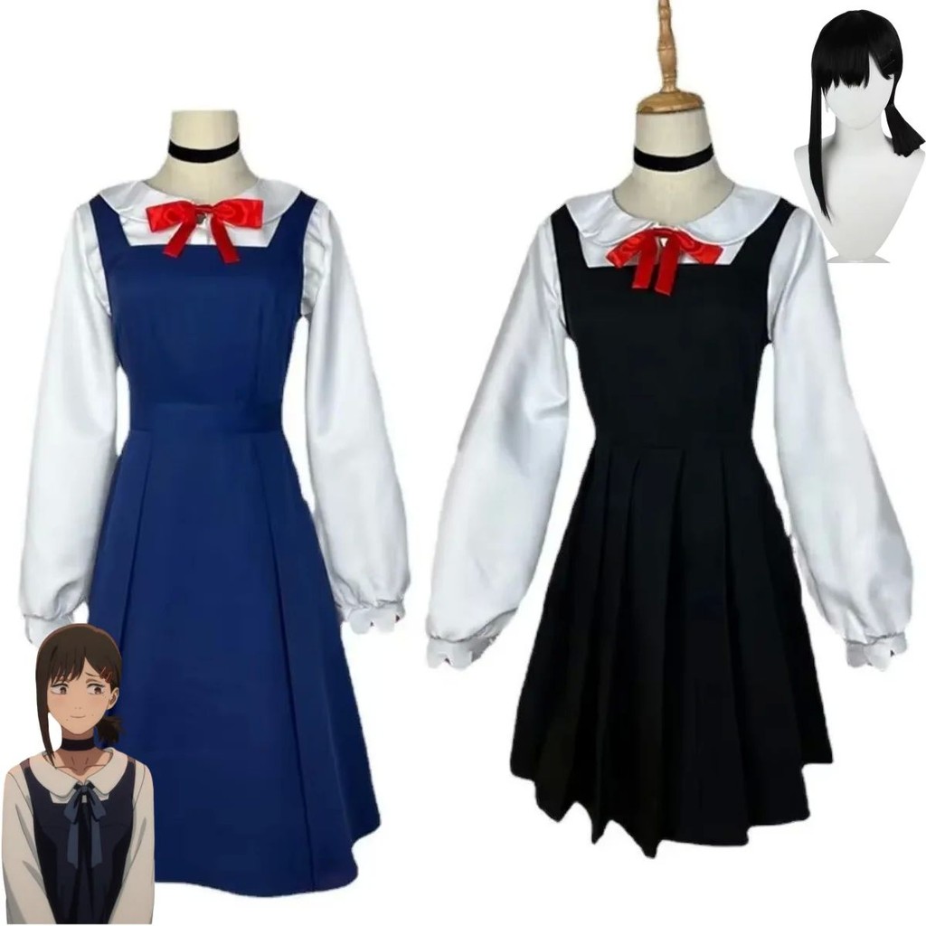 Anime Chainsaw Man Higashiyama Kobeni Cosplay Costume Jk Japanese