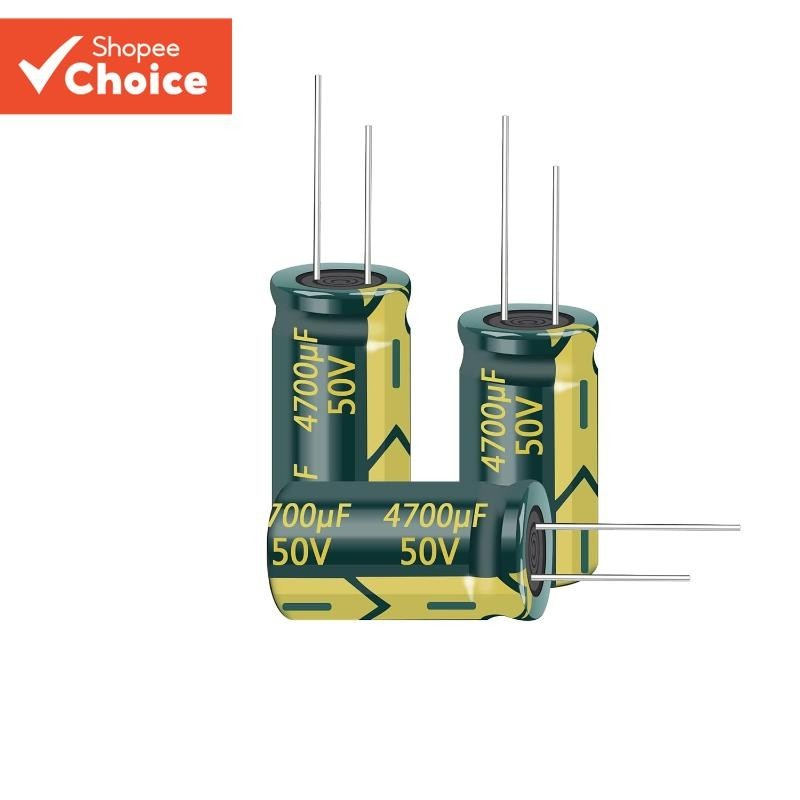 5pcs 50V 4700UF Capacitor 18X35mm High Frequency Aluminum Electrolytic ...