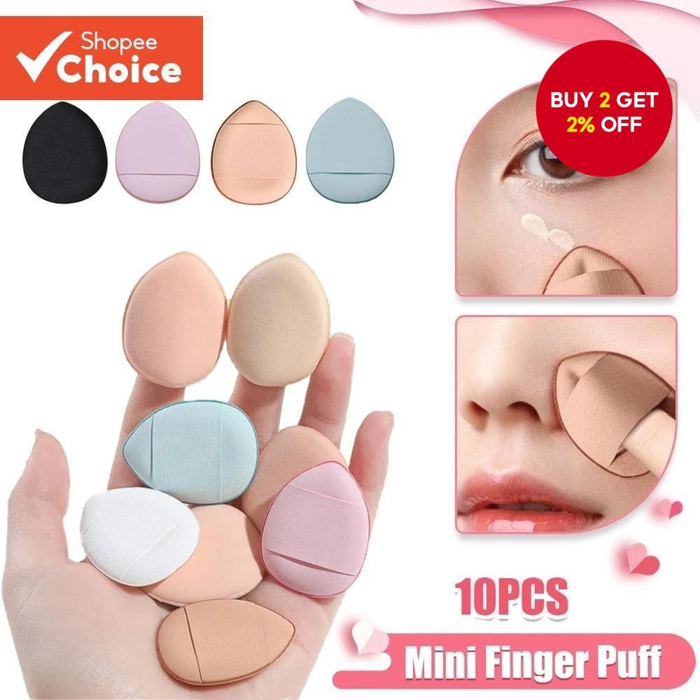 Mini Finger Puff Makeup Sponge Set, Face Concealer Foundation, Powder ...