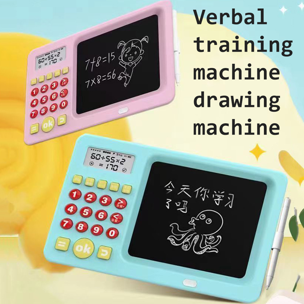 Early Learning Math Game with Writing Tablet for Kids Calculator ...