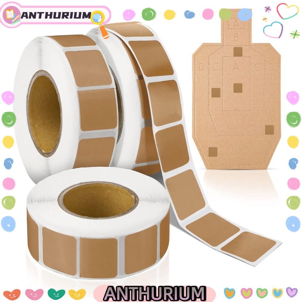 ANTHURIUM Target Stickers, Self-Adhesive Range Targets Square Target ...
